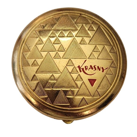 Krasny | Makeup | Krasny Luxor Limited 92s Vintage Rouge Mirror Compact ...
